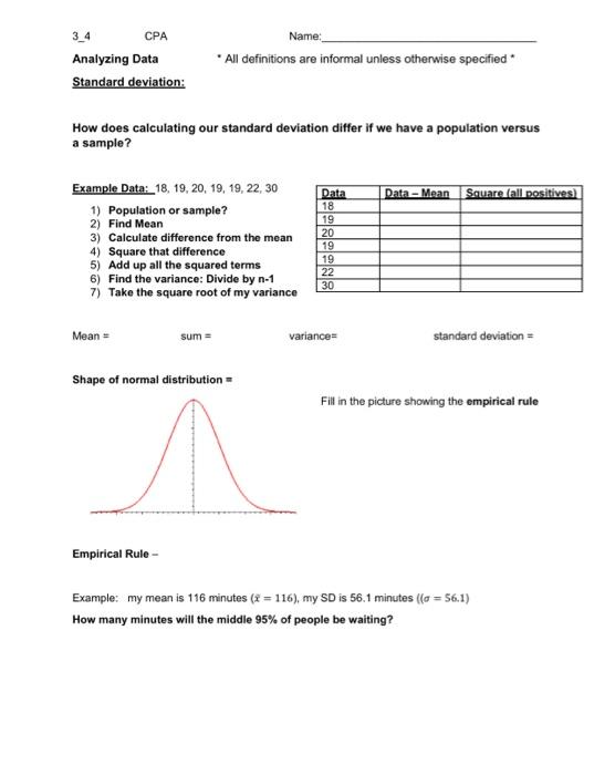 Solved 3_4 CPA Name: Analyzing Data "All definitions are | Chegg.com