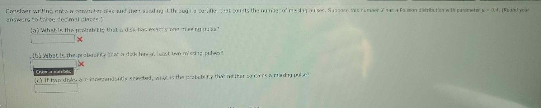 Solved Consider writing onto a computer disk and then | Chegg.com