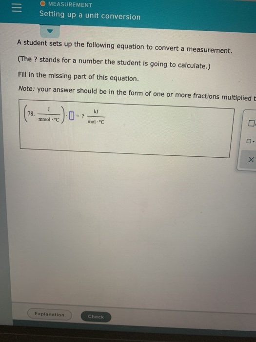 Solved O MEASUREMENT Setting up a unit conversion A student | Chegg.com Solved O MEASUREMENT Setting up a unit conversion A student | Chegg.com