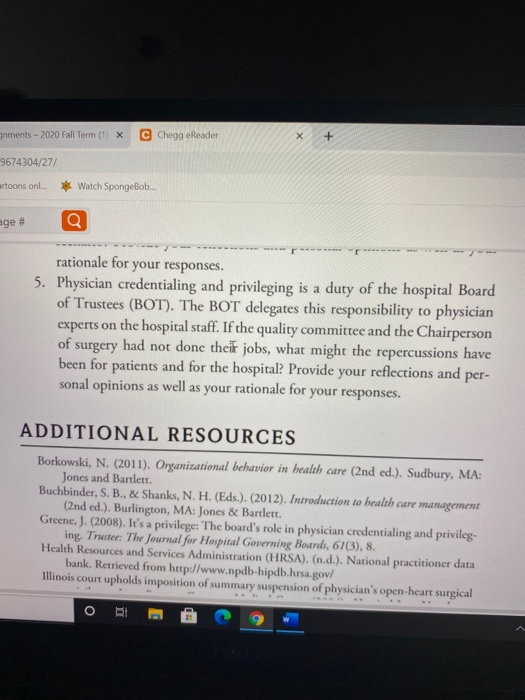 Solved gnments - 2020 Fall Term (1) X C Chegg eReader X + | Chegg.com