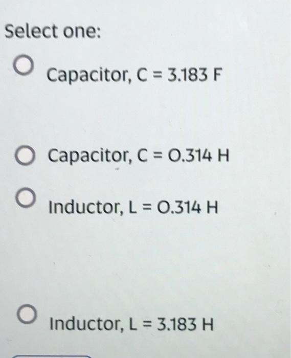 Solved The current and voltage for a certain circuit element | Chegg.com