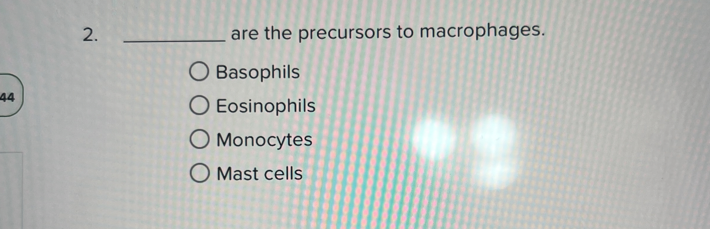 Solved ﻿are the precursors to | Chegg.com