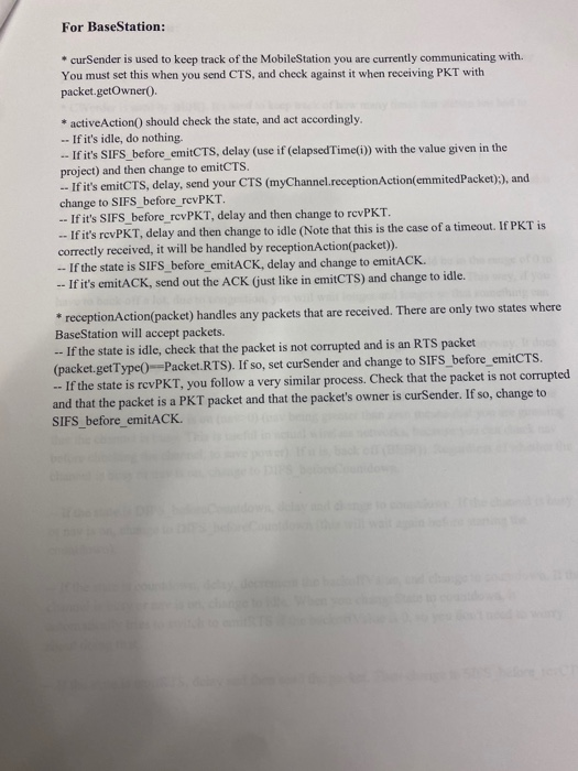 When: Please start working on your project early or | Chegg.com