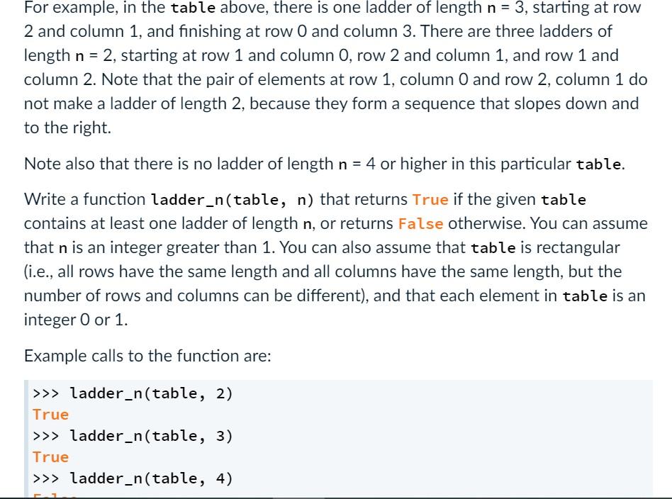 Solved You are given a table of integers. Each element in | Chegg.com
