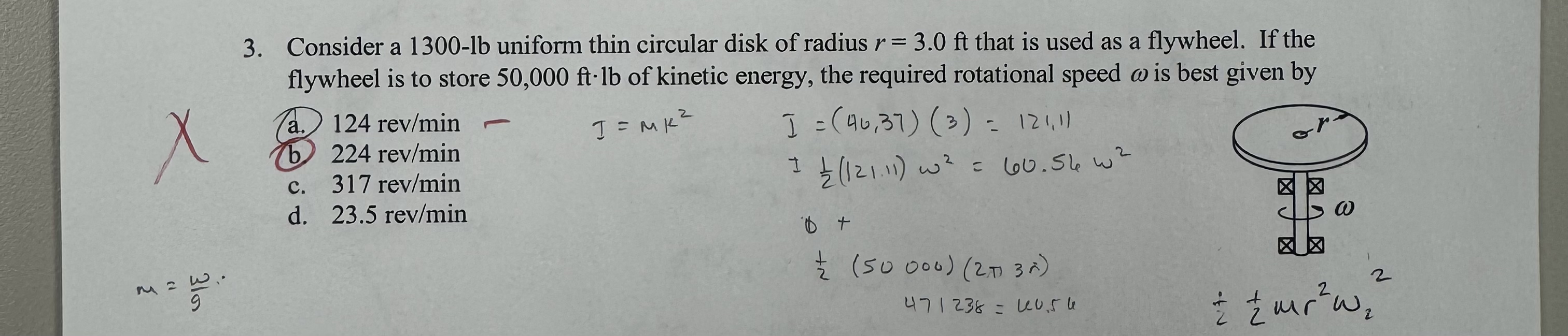 Solved Correct answer circled in red, please show detailed | Chegg.com