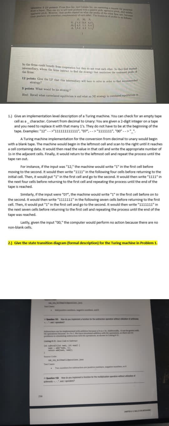 Solved Computer science question don't use any AI I need | Chegg.com