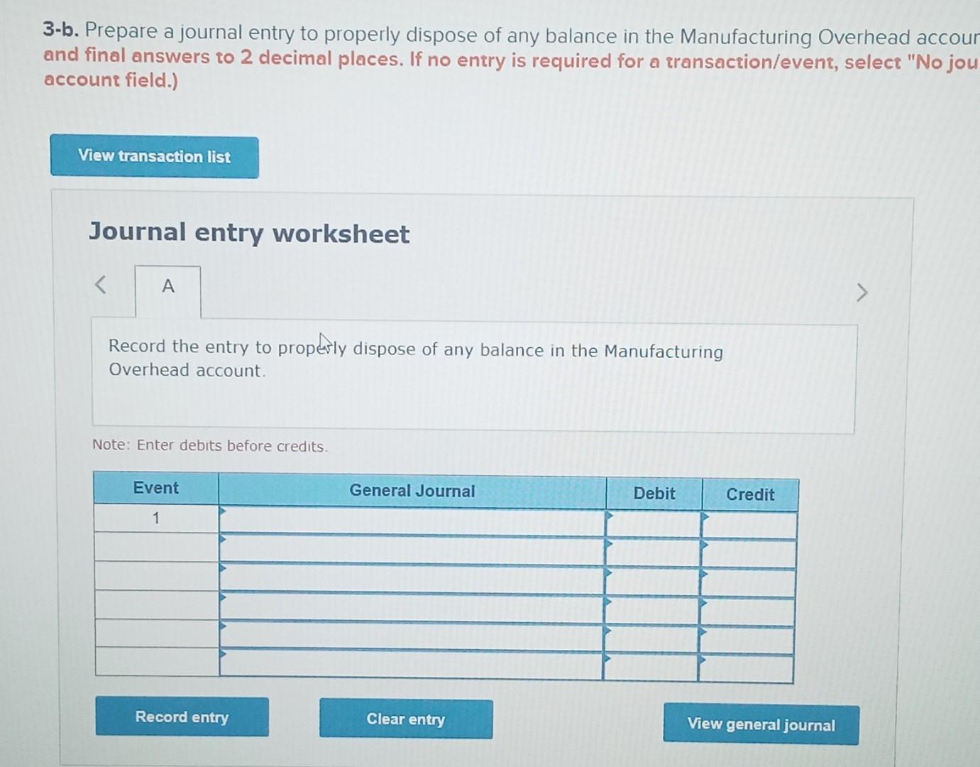 Solved 2. Prepare T-accounts for inventories, Manufacturing | Chegg.com