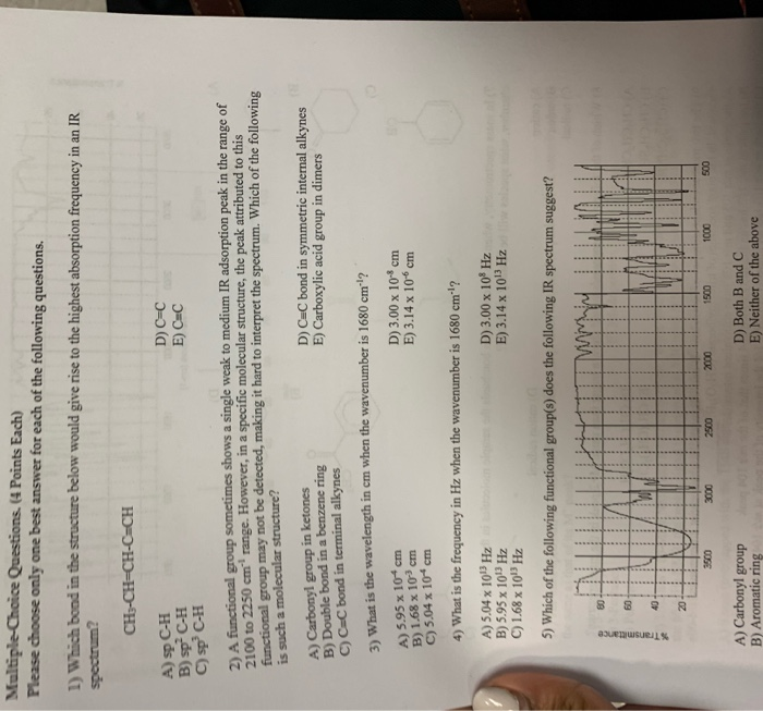 Solved Multiple-Choice Questions. (4 Points Each) Please | Chegg.com