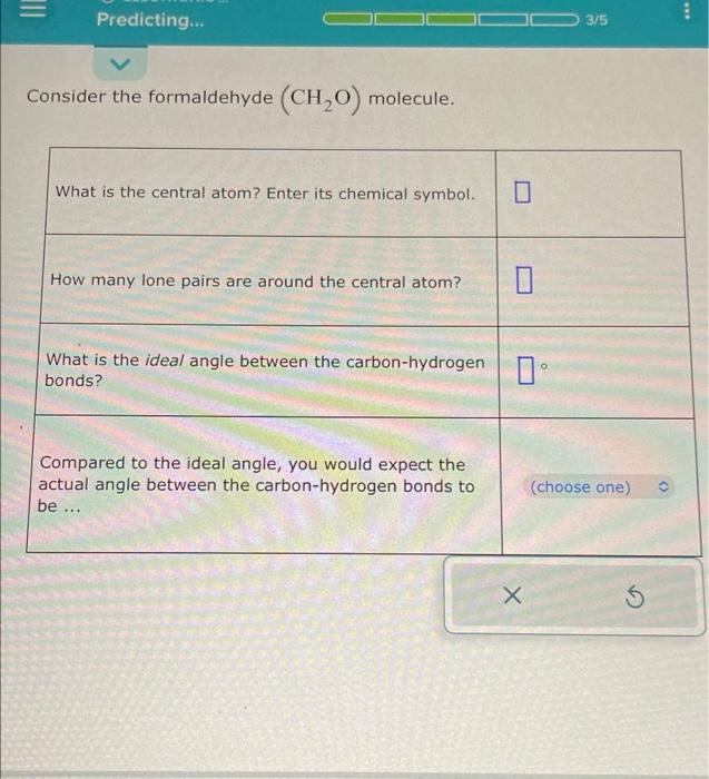 Solved Consider the formaldehyde (CH2O) molecule. | Chegg.com