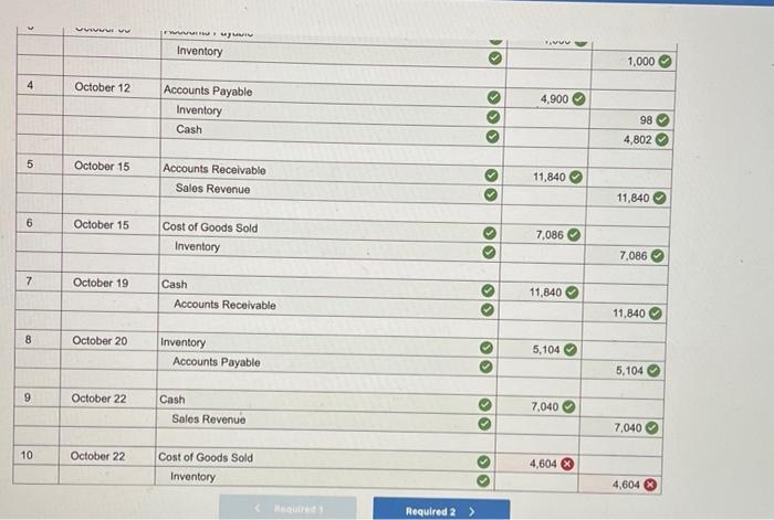 Solved Problem 6-6A (Algo) Record transactions using a | Chegg.com