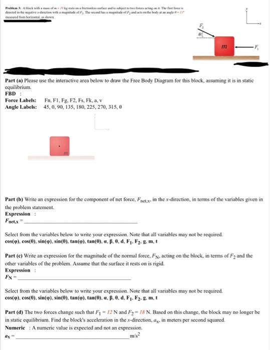 Part (a) Please use the interactive area below to | Chegg.com