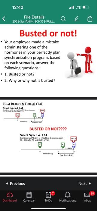 Solved Busted or not! - Your employee made a mistake | Chegg.com