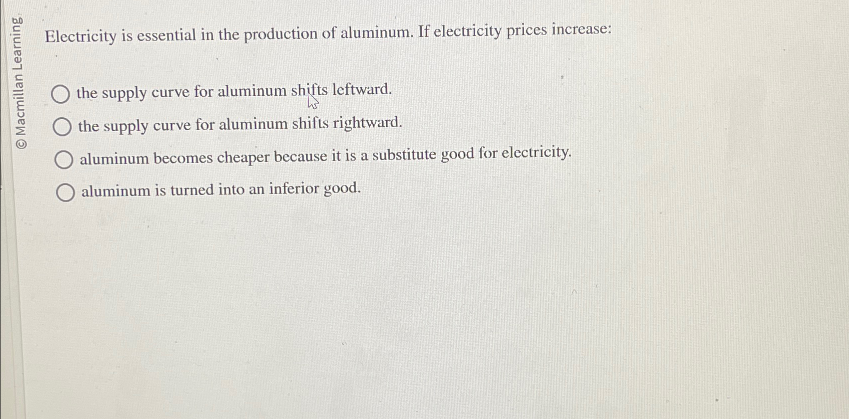Solved Electricity is essential in the production of | Chegg.com