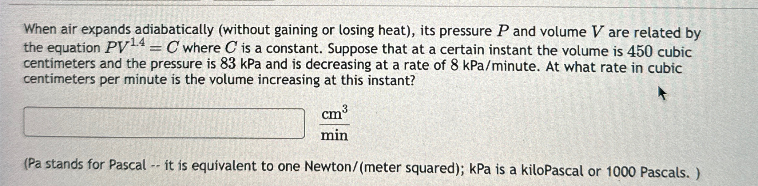 Solved When air expands adiabatically (without gaining or | Chegg.com
