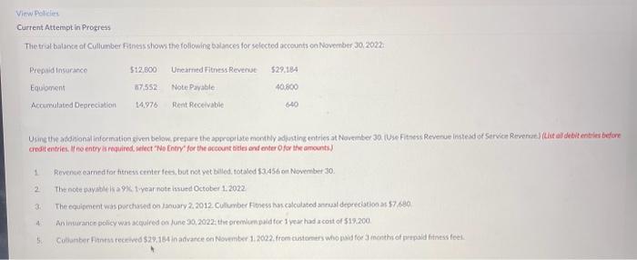 Solved View pulcies. Curtent Attempt in Progress 2 Thenote | Chegg.com