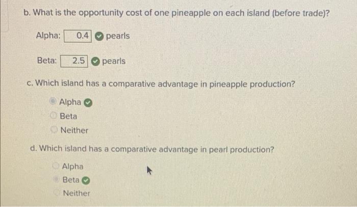 Solved Alpha and Beta, two tiny islands in the Pacific, | Chegg.com