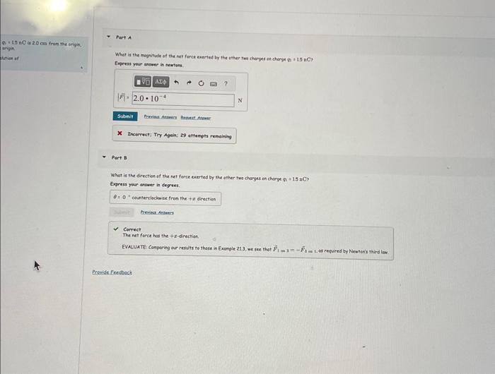 Solved Three point charges are located on the positive | Chegg.com
