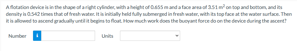 Solved A flotation device is in the shape of a right | Chegg.com
