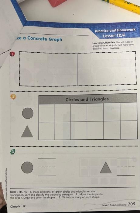 Solved ke a Concrete Graph Practice and Homework Lesson 12.4 | Chegg.com