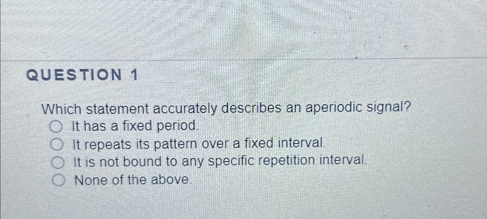 Solved QUESTION 1Which statement accurately describes an | Chegg.com
