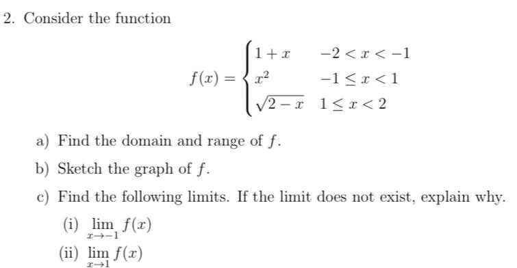 Solved Consider the function]}(a(b | Chegg.com