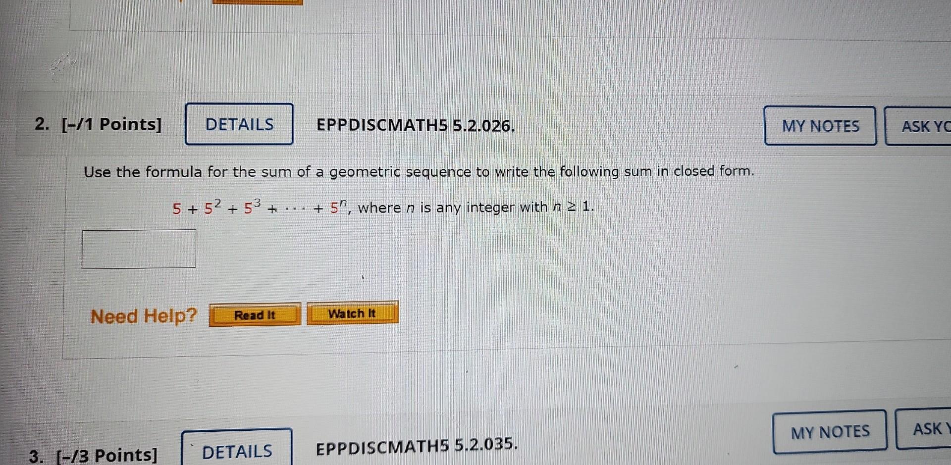 Solved Use the formula for the sum of a geometric sequence | Chegg.com