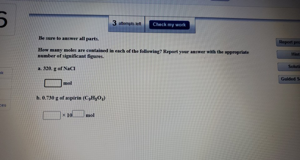 Solved 5. 3 attempts left Check my work Be sure to answer | Chegg.com