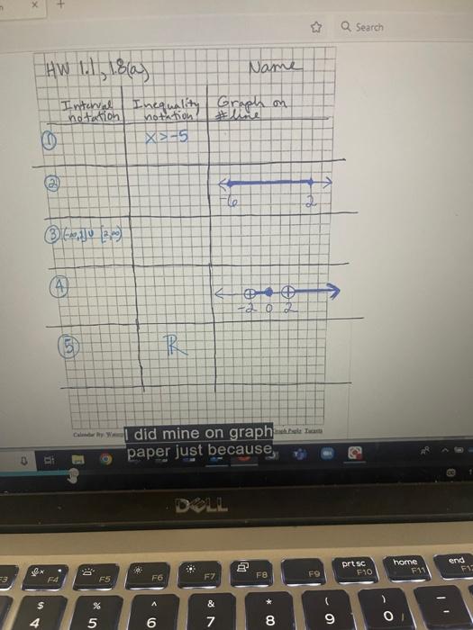 Solved HW 1.1, 1.8(a) Name \begin{tabular}{c|c|c} Interval & | Chegg.com