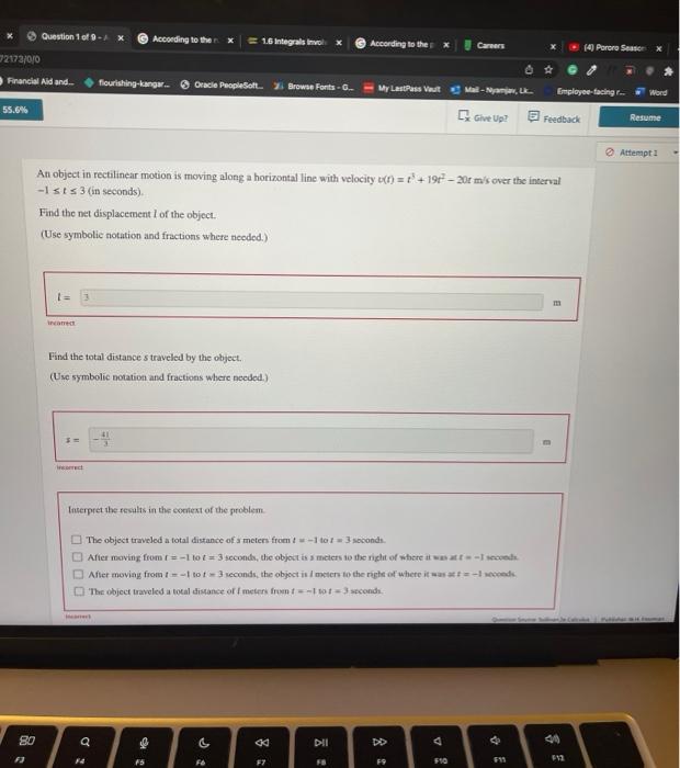 Solved An object in rectilinear motion is moving along a | Chegg.com