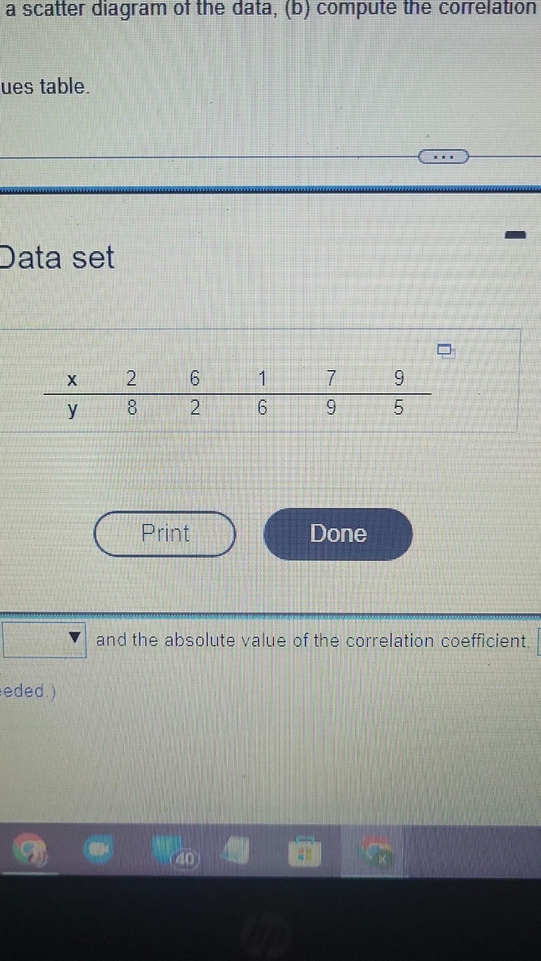 Solved a scatter diagram of the data, (b) compute the | Chegg.com