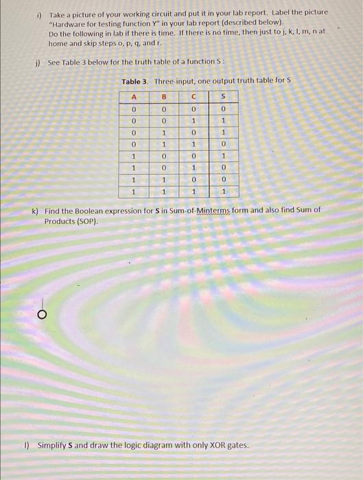 Solved Simplification Of Boolean Functions Objective The 8820