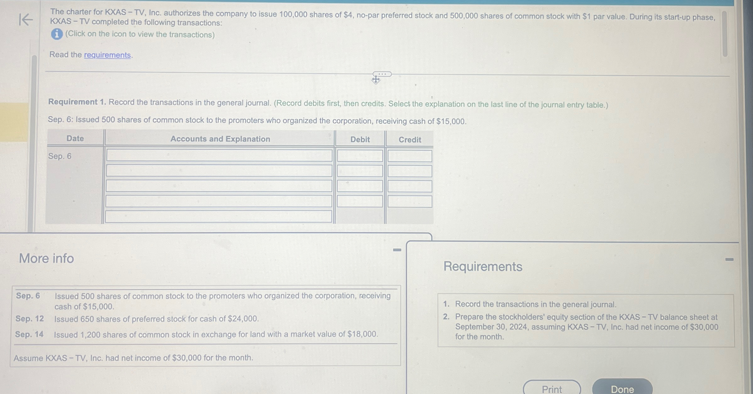 Solved The charter for KXAS - ﻿TV, ﻿Inc. authorizes the | Chegg.com