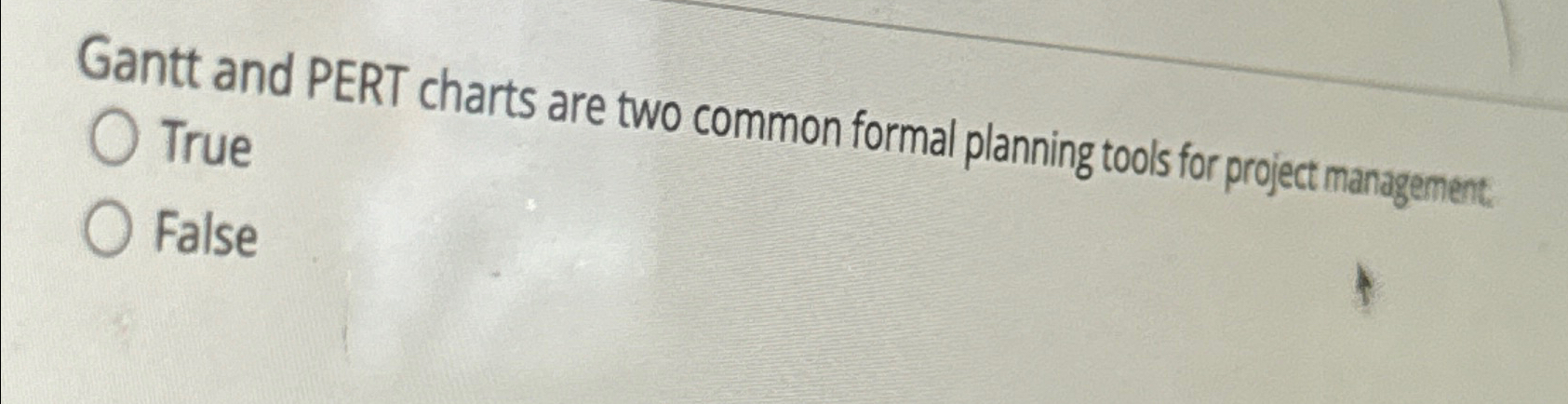Solved Gantt and PERT charts are two common formal planning | Chegg.com