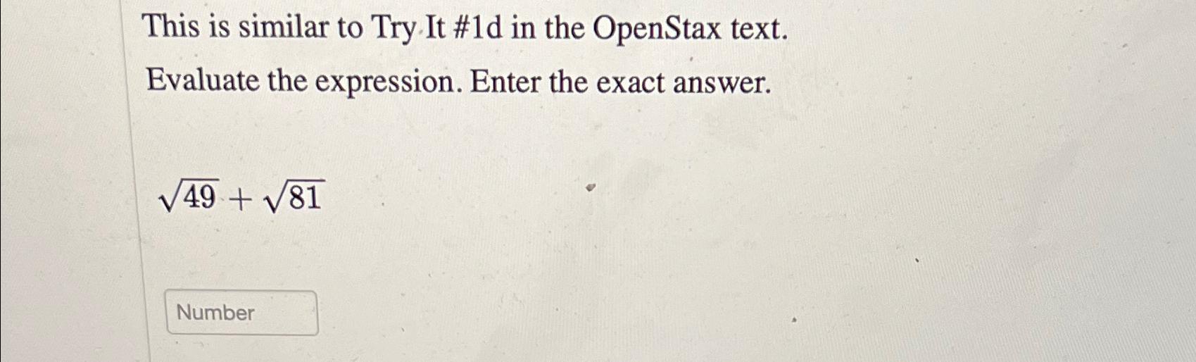 Solved This Is Similar To Try It 1d In The Openstax 6370