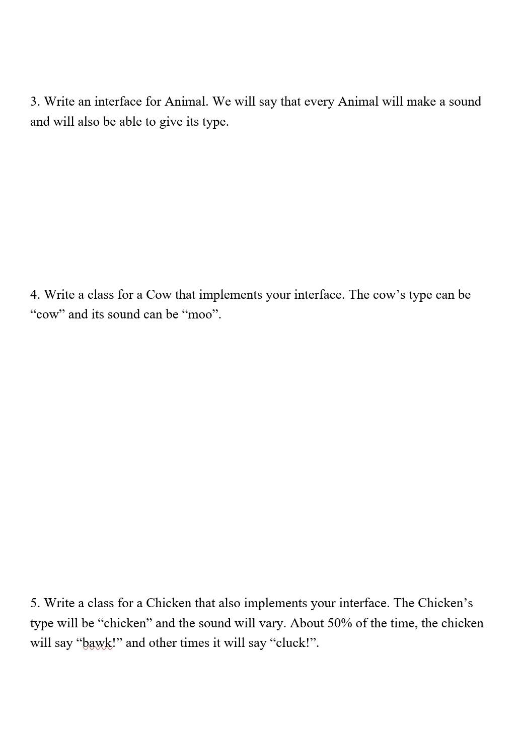 Solved 1 Write An Abstract Class For Shape The Intended 2571