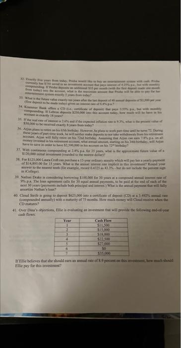 $120,000 intitiat invevesent (toaded to the newe | Chegg.com