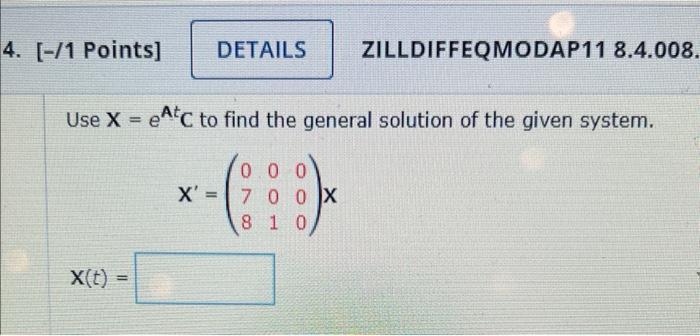 Solved Use the method of Example 2 in Section 8.4 to compute | Chegg.com