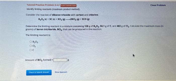 Solved Identify limiting reactants (mole ratio method). | Chegg.com