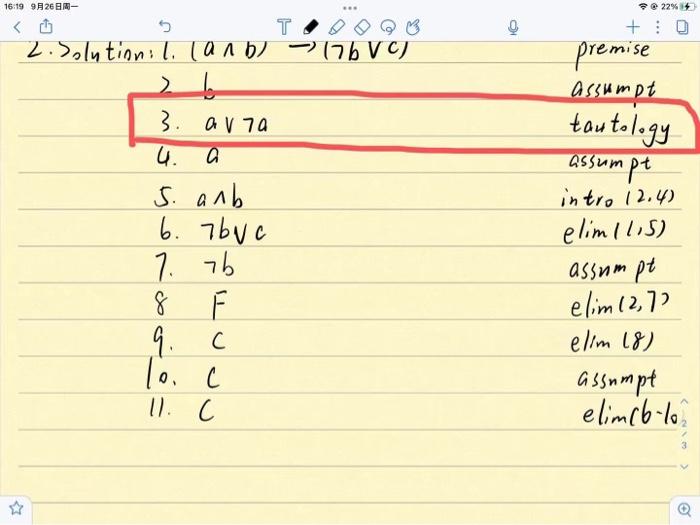 Solved Can we use tautology in natural deduction just like | Chegg.com