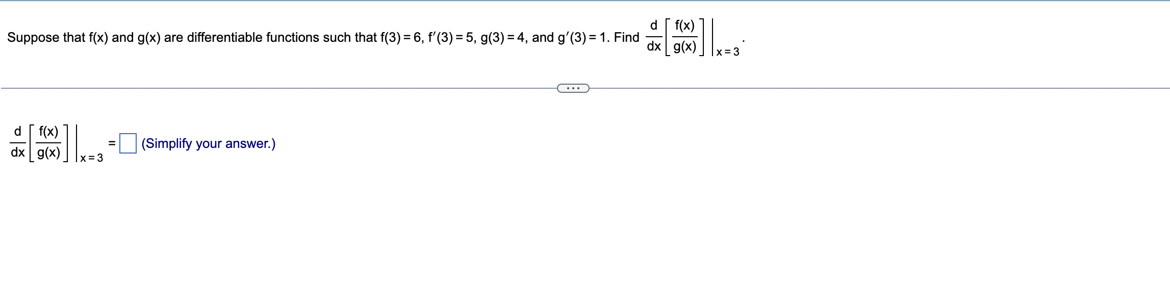 Solved Suppose that f(x) ﻿and g(x) ﻿are differentiable | Chegg.com