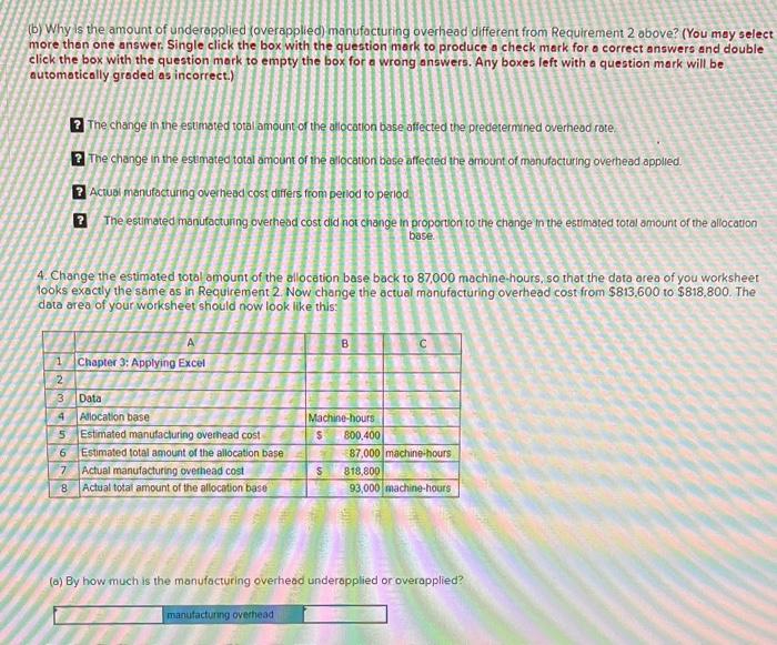 Solved Required information Chapter 3: Applying Excel The | Chegg.com