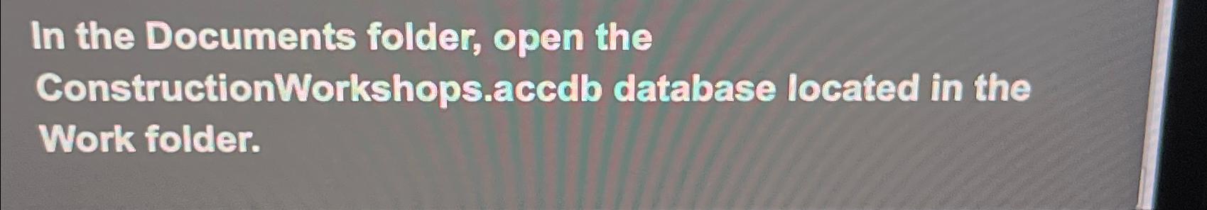 Solved In the Documents folder, open the | Chegg.com