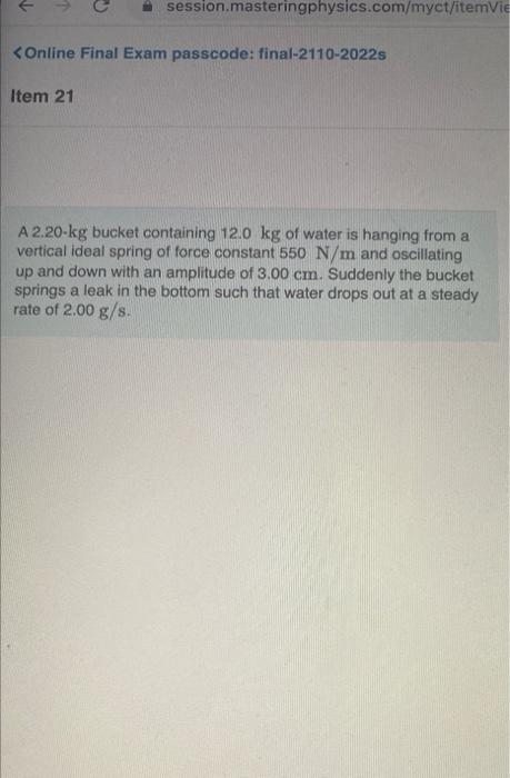 Solved 1 session.masteringphysics.com/myct/itemvie | Chegg.com