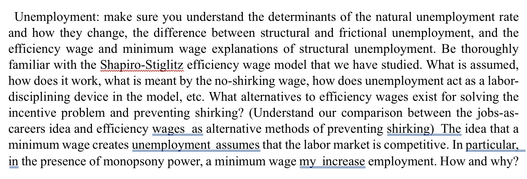 Solved Unemployment: make sure you understand the | Chegg.com