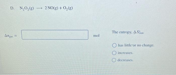 Solved The change in entropy, ΔSrin , is related to the the | Chegg.com