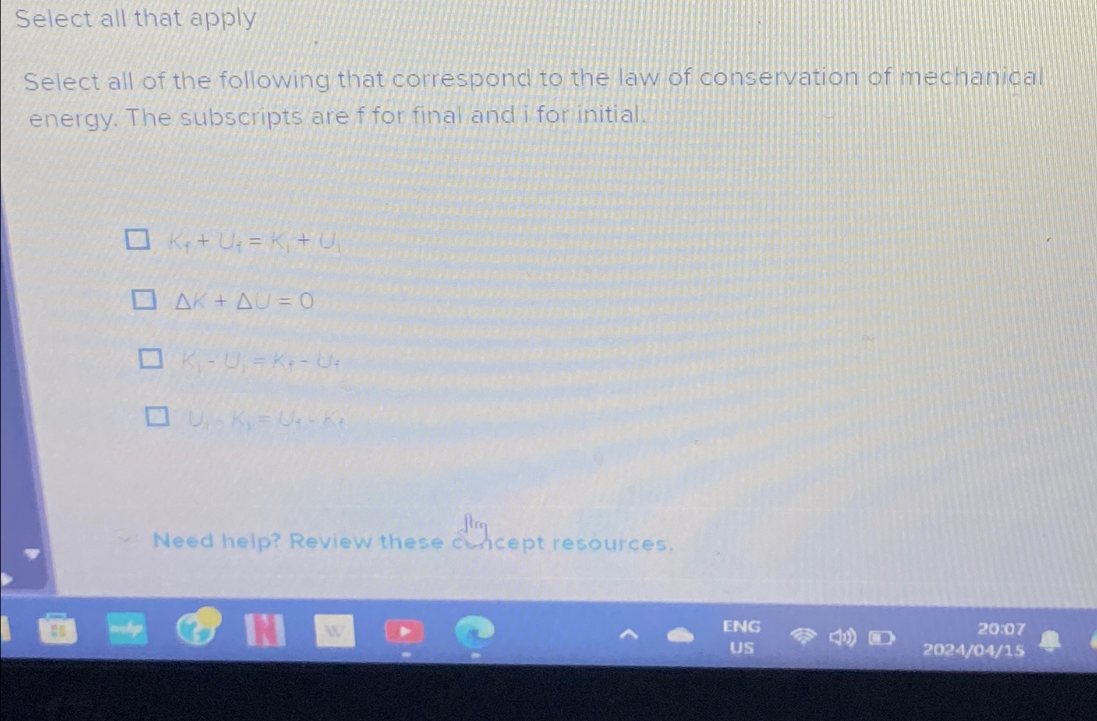 Solved Select all that applySelect all of the following that | Chegg.com