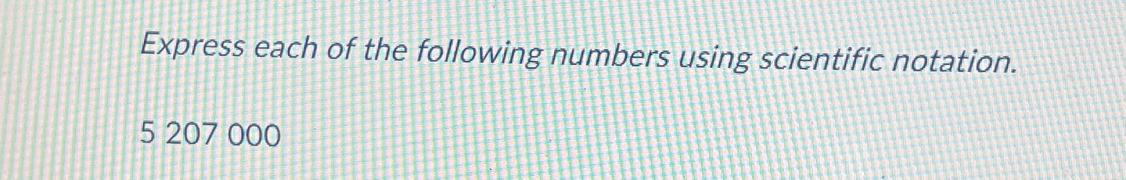 Solved Express each of the following numbers using | Chegg.com