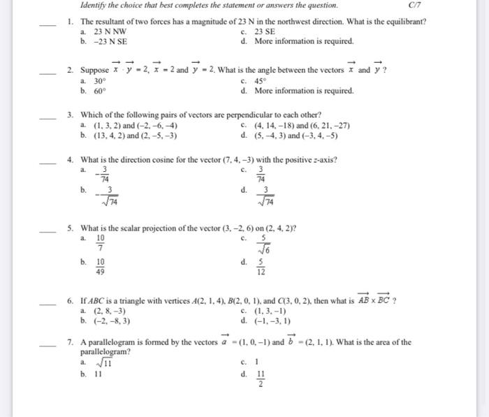 Solved Identify the choice that best completes the statement | Chegg.com
