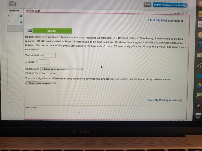Solved Save Submit Assignment for Grading Questions Check My | Chegg.com