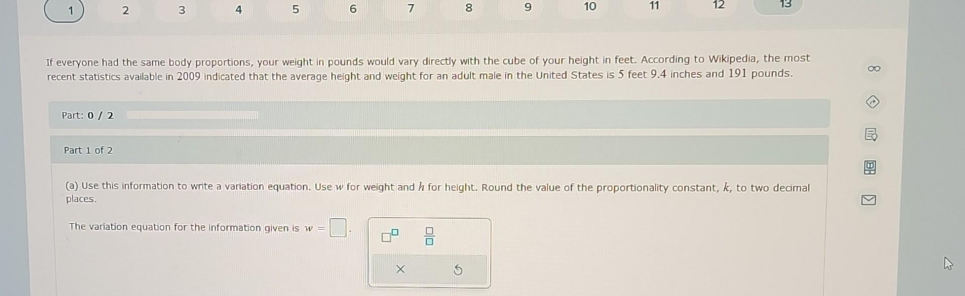 Solved If everyone had the same body proportions, your | Chegg.com